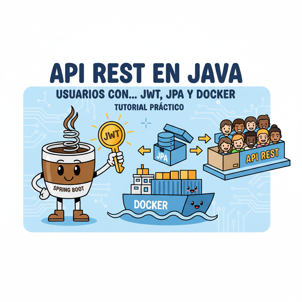 API REST en Java: Usuarios con Spring Boot, JWT, JPA y Docker (tutorial práctico)