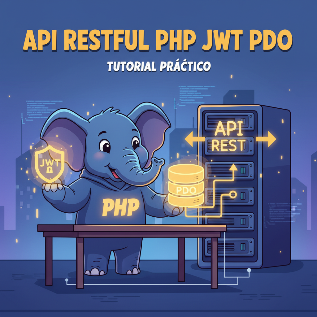 API RESTful en PHP con JWT y PDO — tutorial práctico